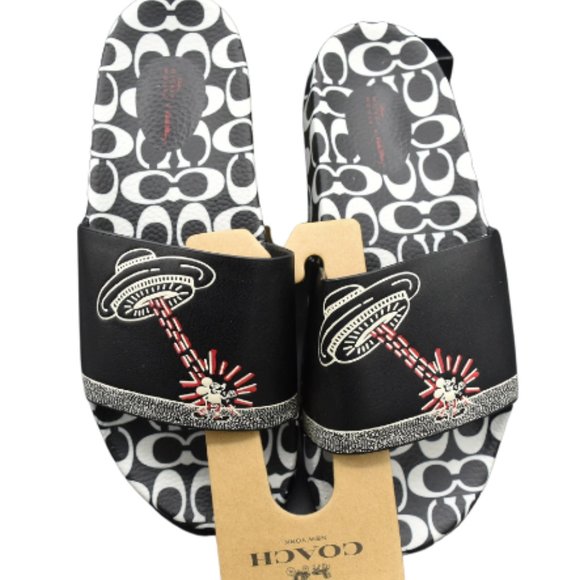 Coach | Shoes | Coach X Keith Haring Mickey Mouse Slides | Poshmark
